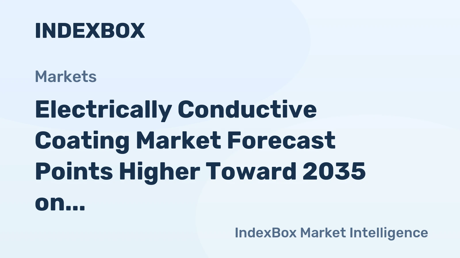 Electrically Conductive Coating Market Forecast Points Higher Toward 2035 on 5G and EV Surge