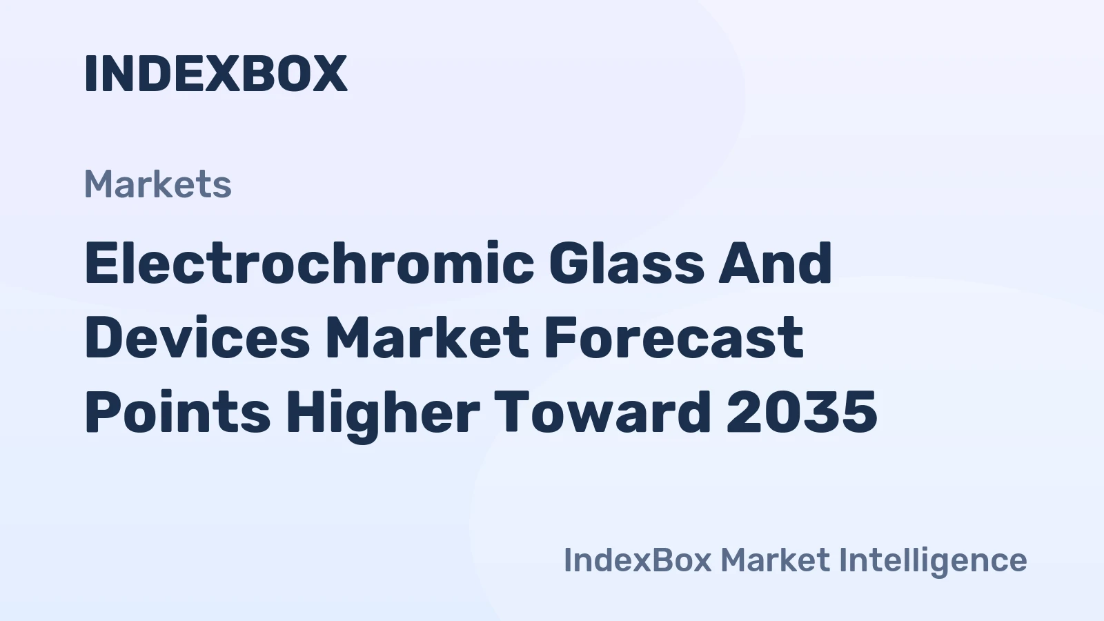 Electrochromic Glass and Devices Market Forecast Points Higher Toward 2035, Driven by Energy Efficiency Mandates and Smart Building Integration