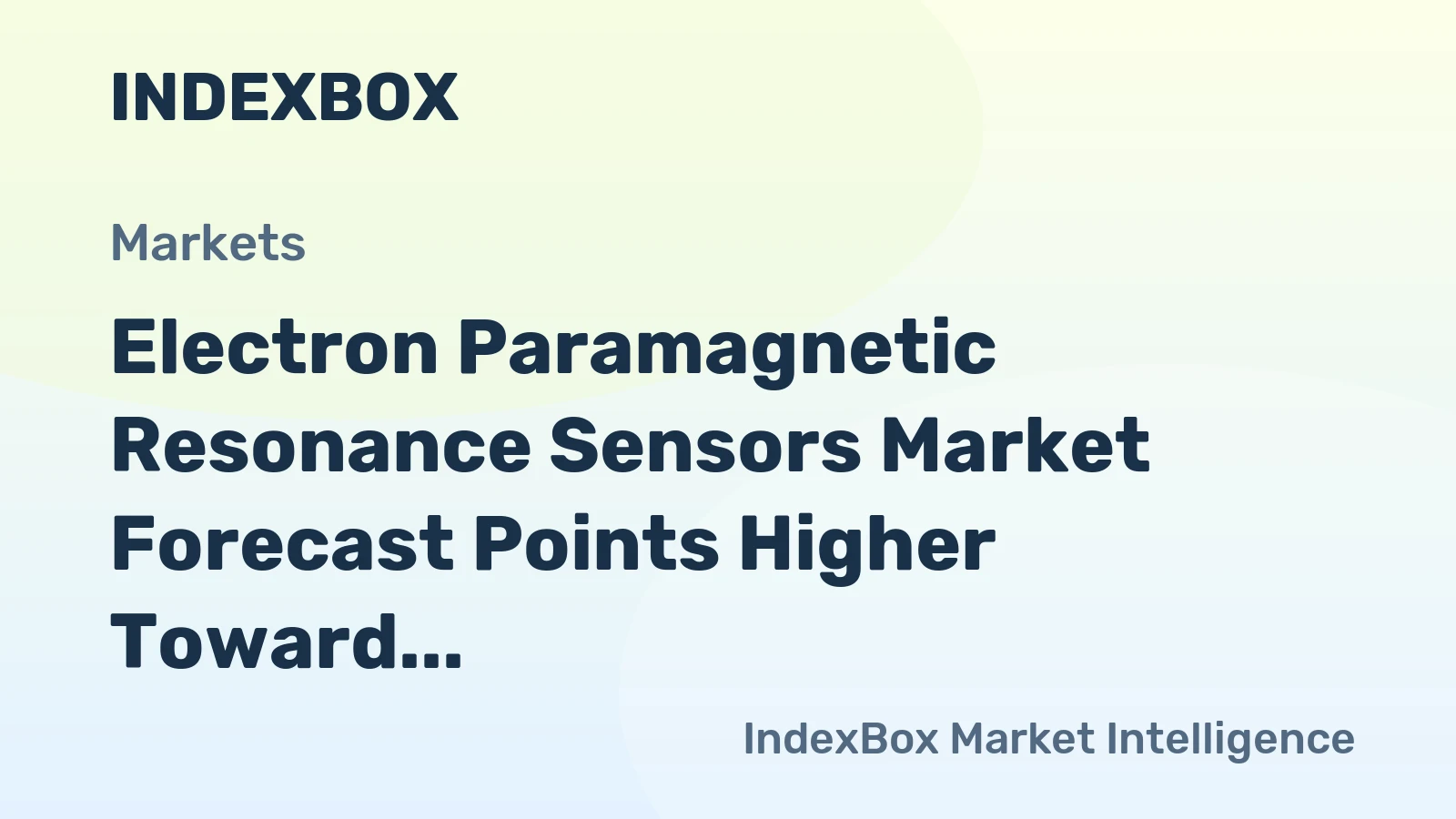 Electron Paramagnetic Resonance Sensors Market Forecast Points Higher Toward 2035, Driven by Expanding Pharmaceutical and Quantum Research Applications