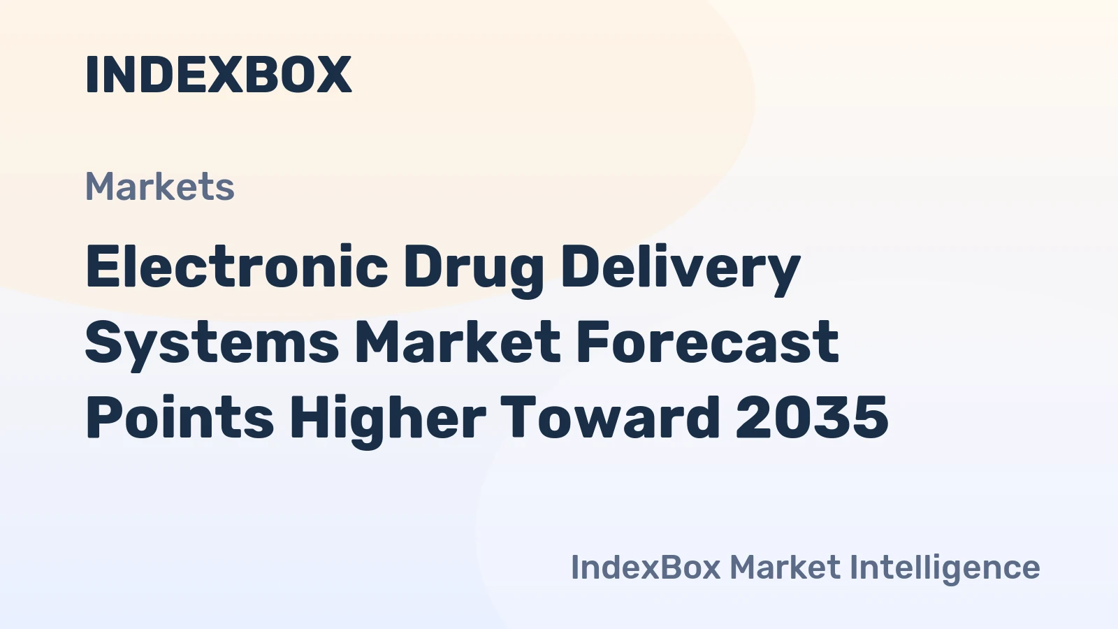Electronic Drug Delivery Systems Market Forecast Points Higher Toward 2035, Driven by Biologics Pipeline Expansion and Digital Health Integration