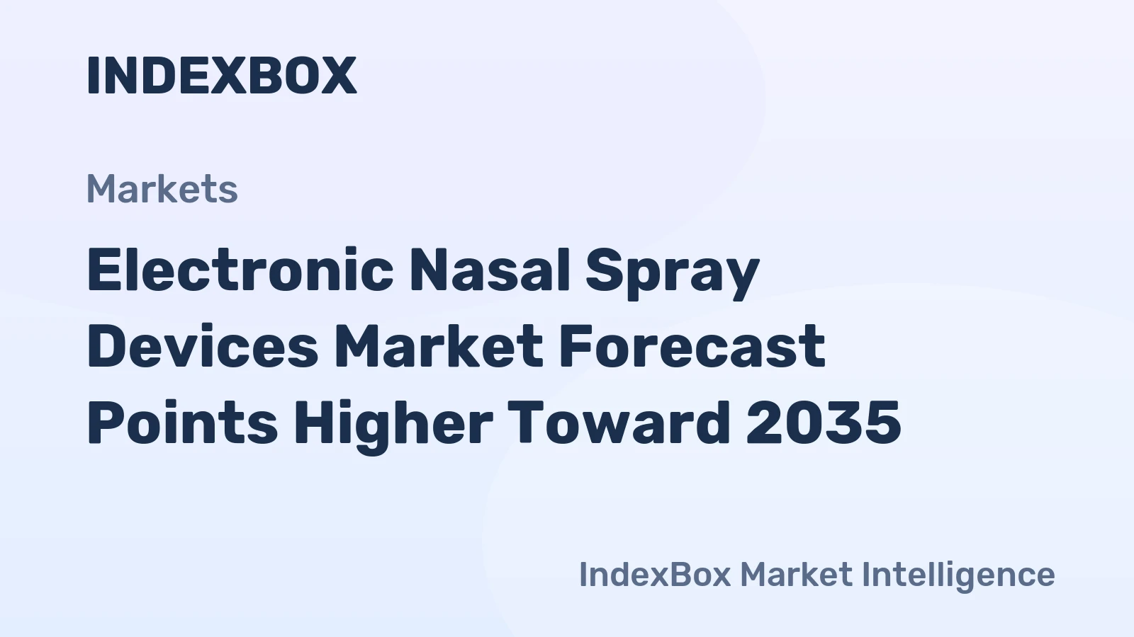 Electronic Nasal Spray Devices Market Forecast Points Higher Toward 2035, Driven by Digital Health Integration and Nasal Vaccine Demand