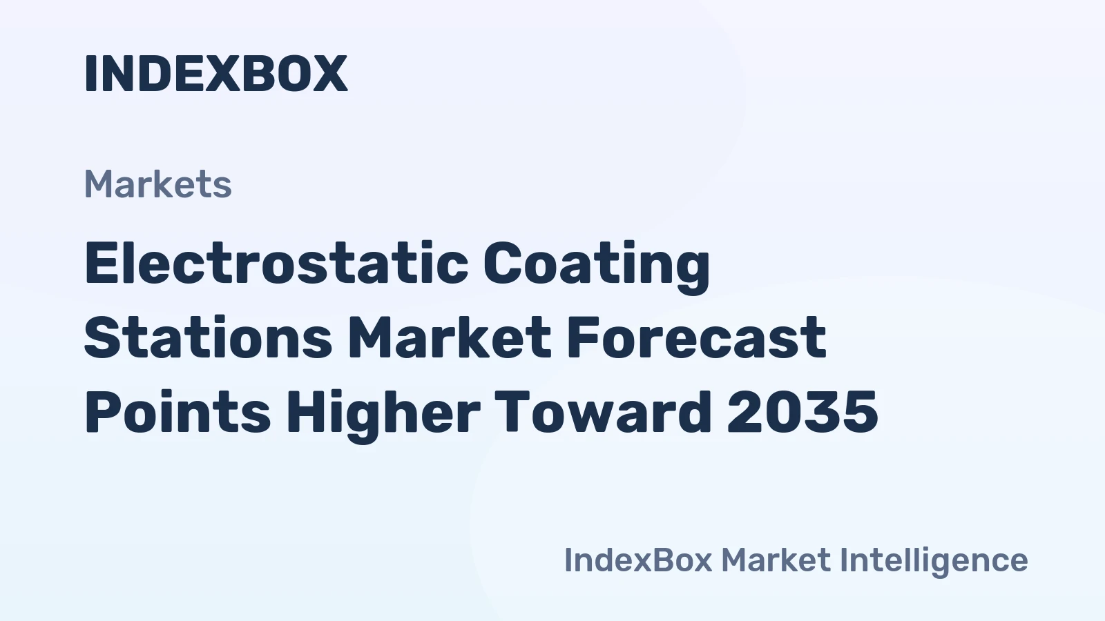 Electrostatic Coating Stations Market Forecast Points Higher Toward 2035, Driven by Automotive Electrification and Powder Coating Adoption