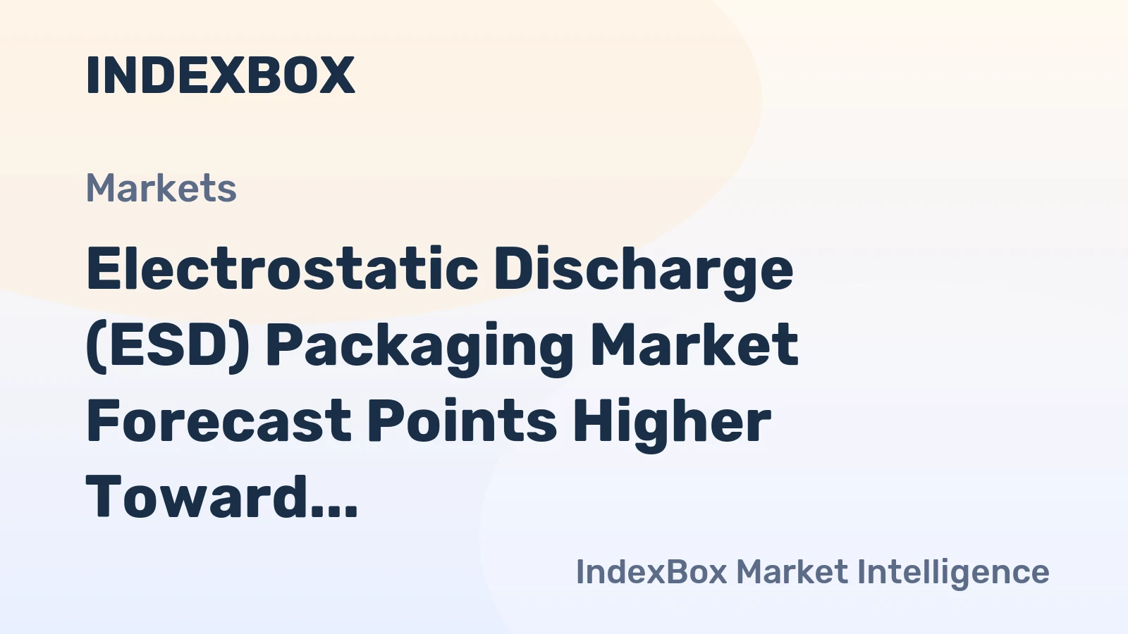 Electrostatic Discharge (ESD) Packaging Market Forecast Points Higher Toward 2035, Driven by Electronics Miniaturization