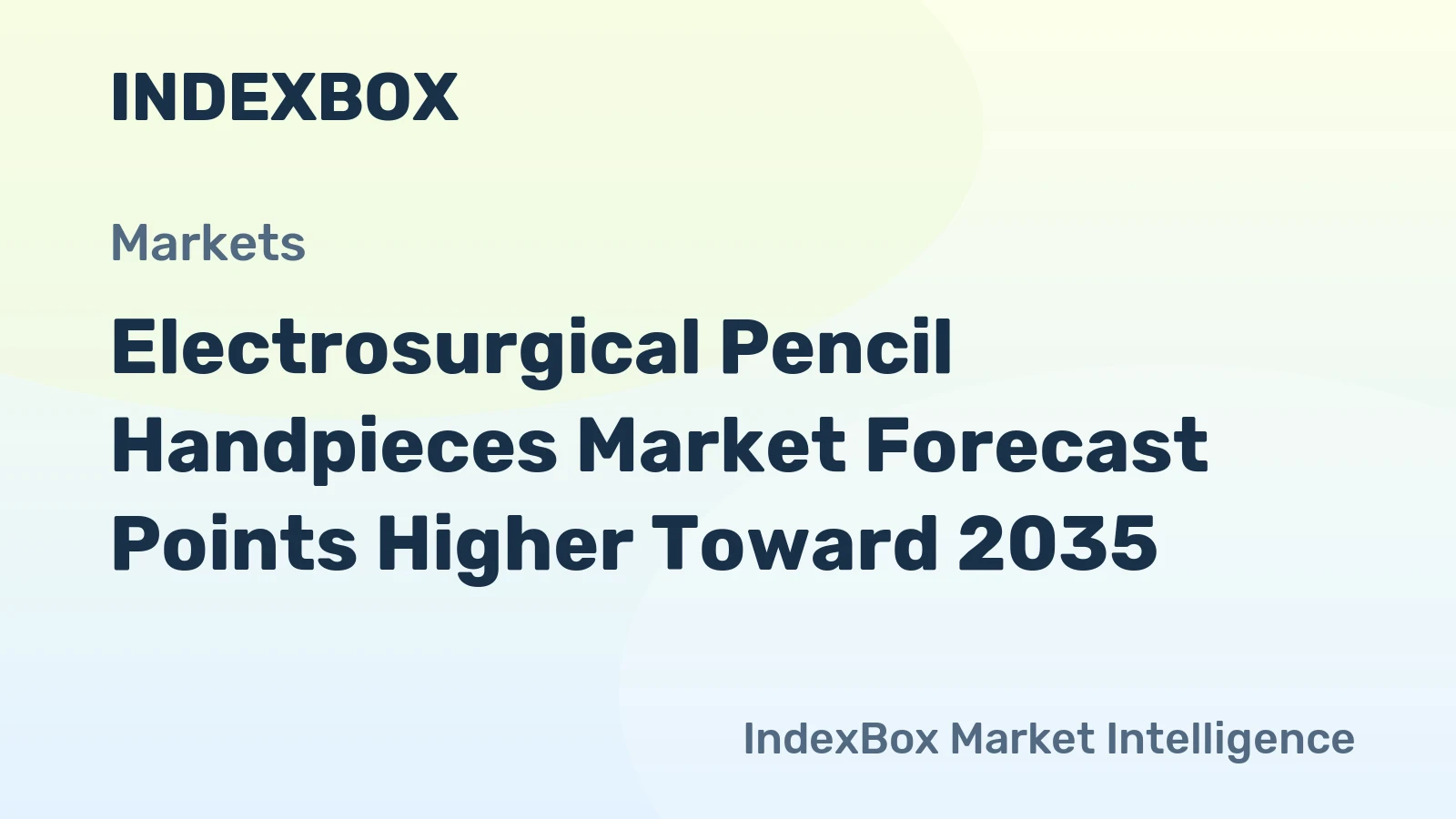 Electrosurgical Pencil Handpieces Market Forecast Points Higher Toward 2035, Driven by Rising Surgical Volumes and Ambulatory Care Expansion