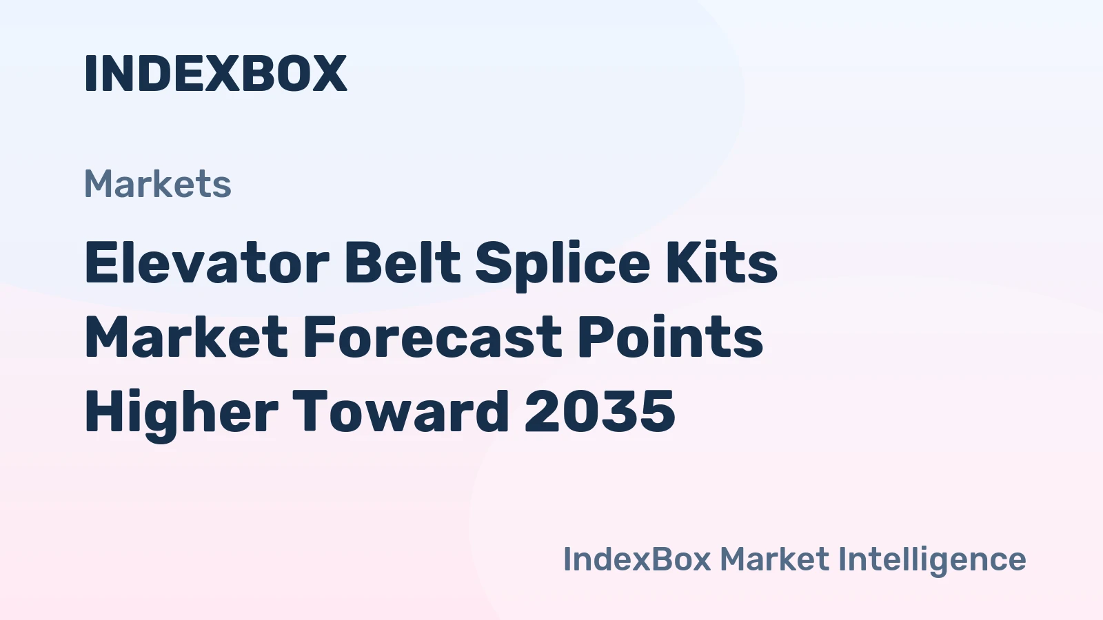 Elevator Belt Splice Kits Market Forecast Points Higher Toward 2035, Driven by Replacement Demand in Bulk Material Handling