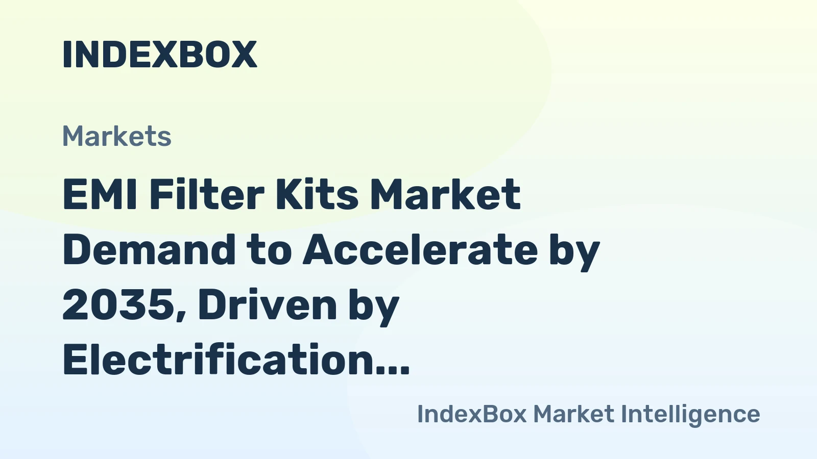EMI Filter Kits Market Demand to Accelerate by 2035, Driven by Electrification and EMC Compliance