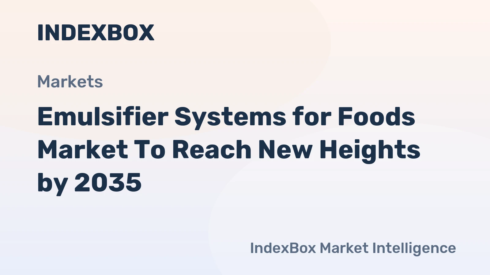 Emulsifier Systems for Foods Market to Reach New Heights by 2035, Driven by Clean-Label Reformulation and Processed Food Demand