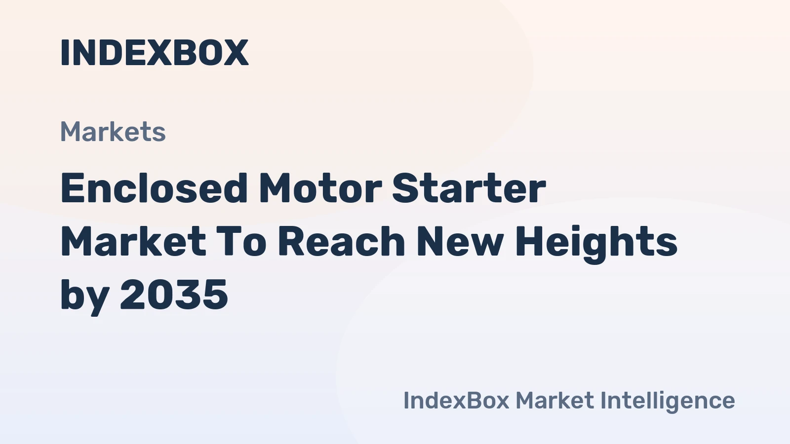 Enclosed Motor Starter Market to Reach New Heights by 2035, Driven by Industrial Automation and Infrastructure Modernization