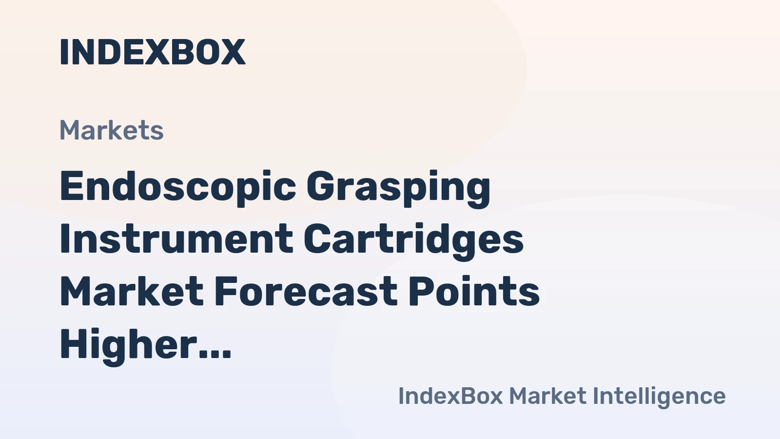 Endoscopic Grasping Instrument Cartridges Market Forecast Points Higher Toward 2035 Amid Rising Minimally Invasive Procedure Volumes