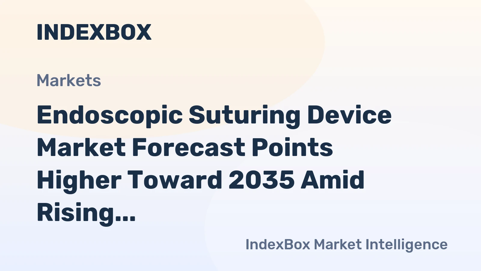 Endoscopic Suturing Device Market Forecast Points Higher Toward 2035 Amid Rising Bariatric Surgery Volumes