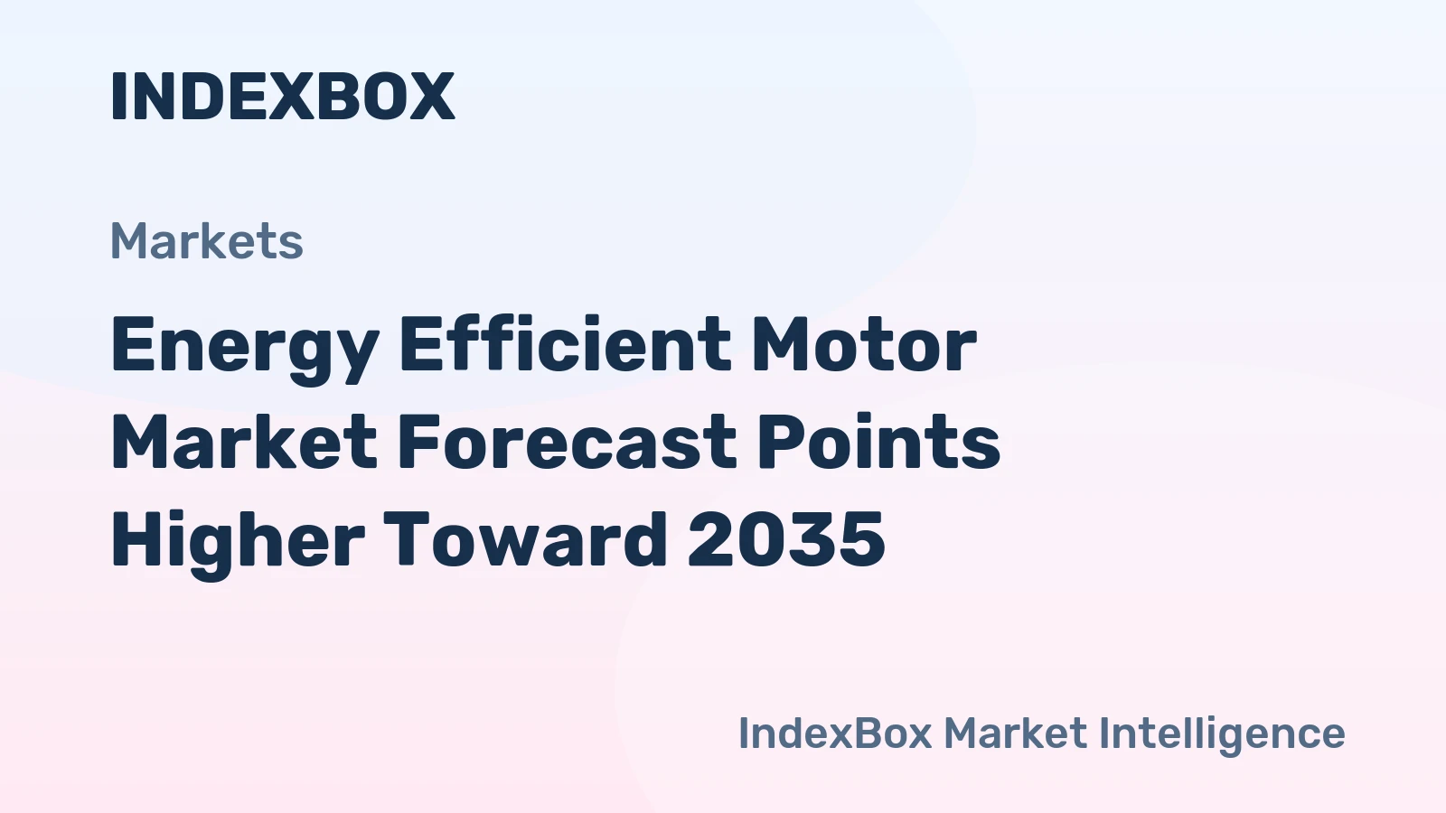 Energy Efficient Motor Market Forecast Points Higher Toward 2035, Driven by Global Electrification and Efficiency Mandates