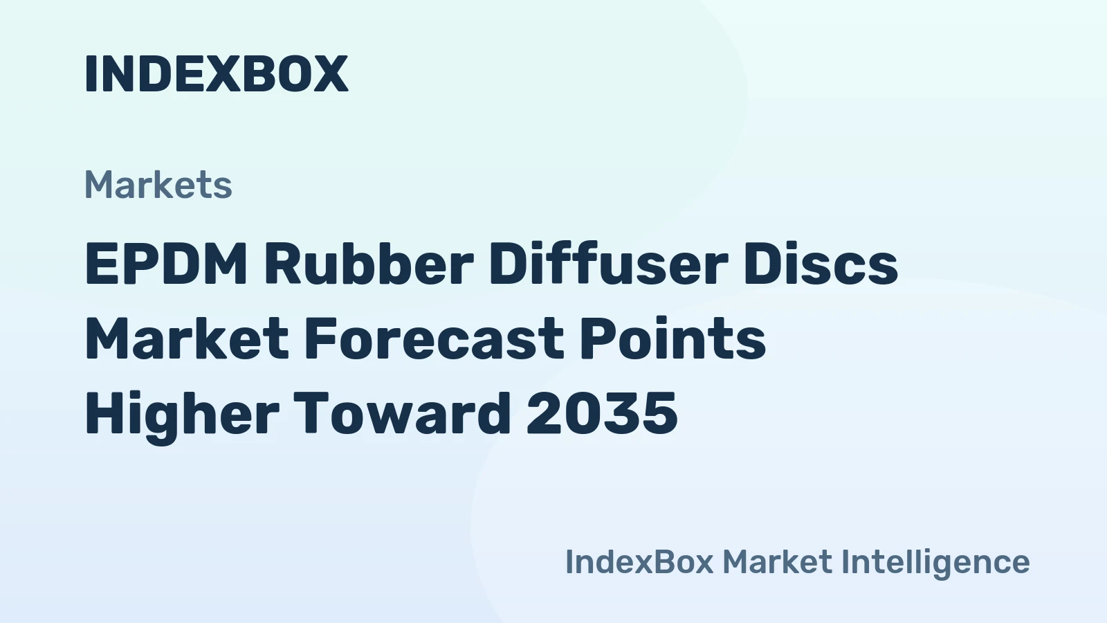EPDM Rubber Diffuser Discs Market Forecast Points Higher Toward 2035, Driven by Industrial Water Reuse Mandates