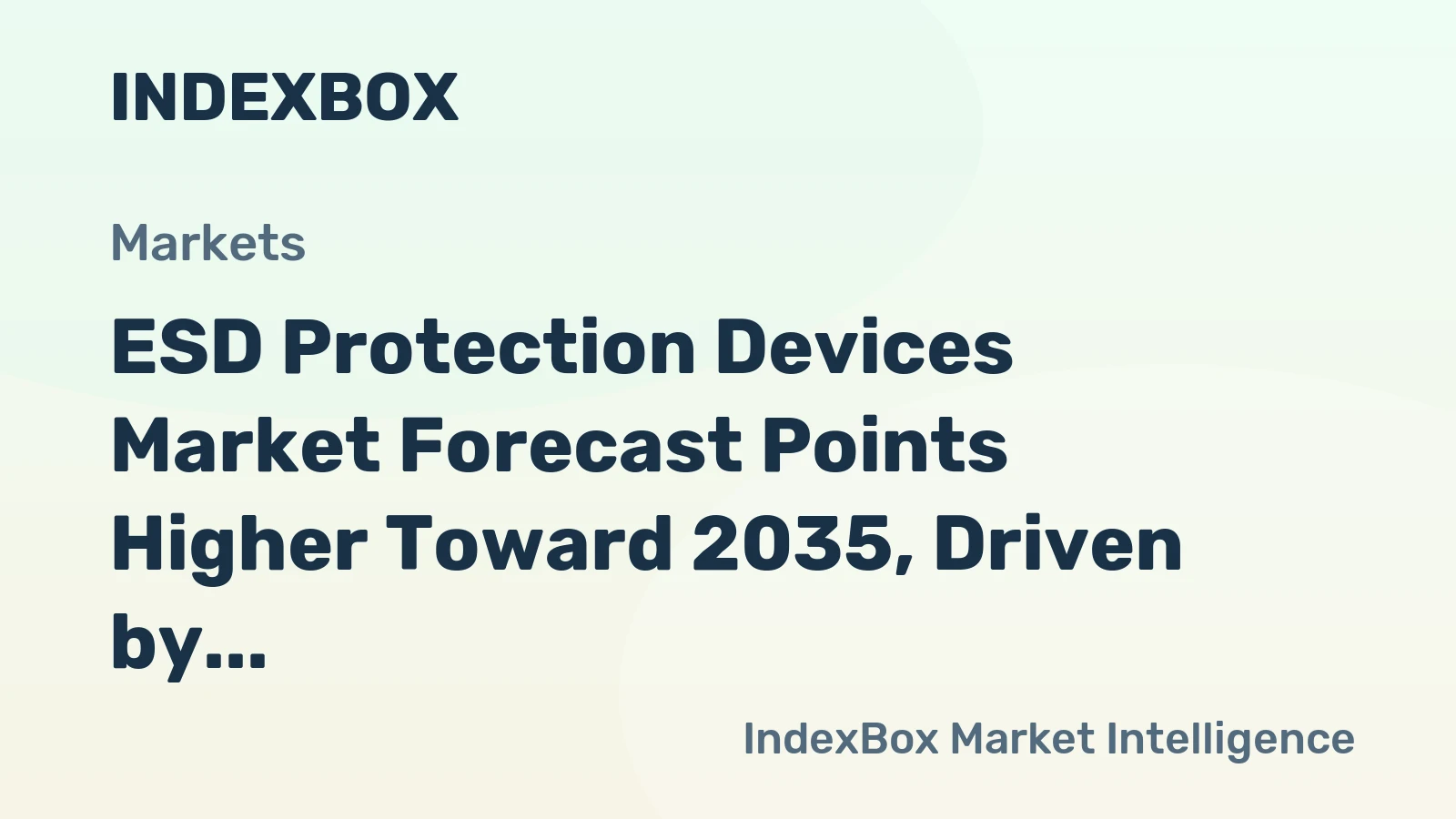 ESD Protection Devices Market Forecast Points Higher Toward 2035, Driven by Automotive Electrification