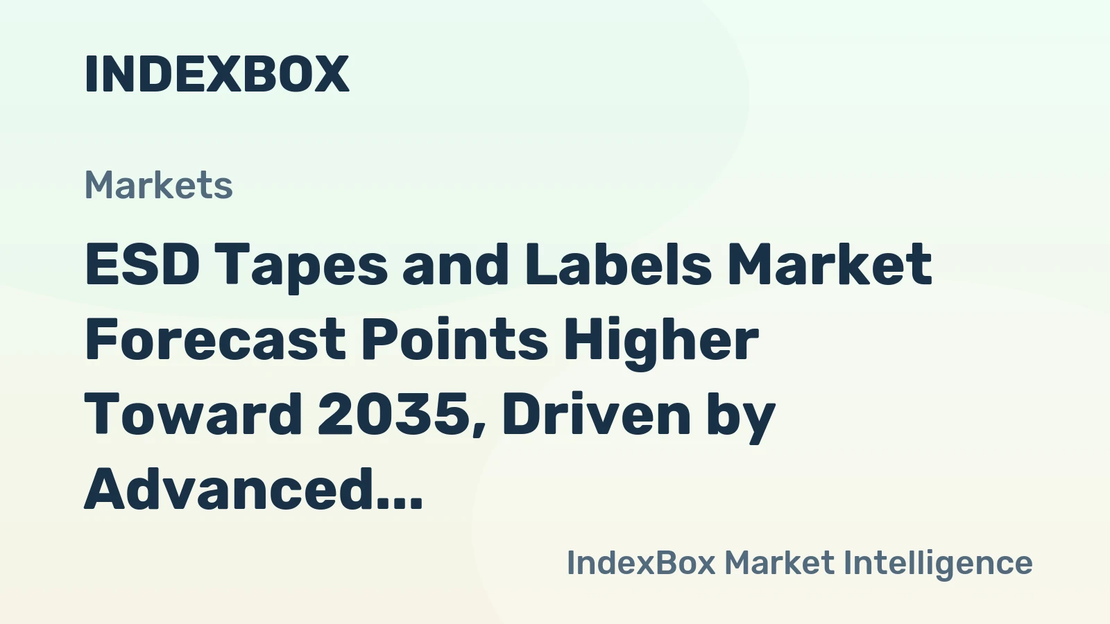 ESD Tapes and Labels Market Forecast Points Higher Toward 2035, Driven by Advanced Electronics Demand