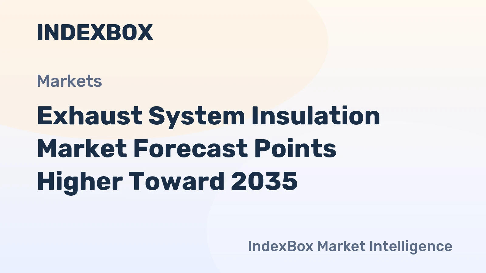 Exhaust System Insulation Market Forecast Points Higher Toward 2035, Driven by Emissions Compliance and Thermal Efficiency Demands