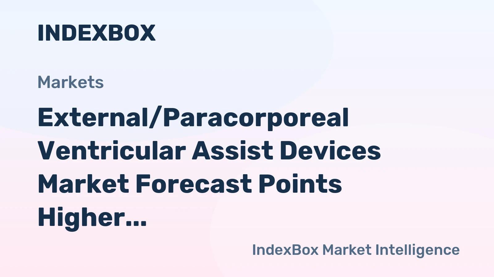 External/Paracorporeal Ventricular Assist Devices Market Forecast Points Higher Toward 2035 Amid Rising Heart Failure Prevalence