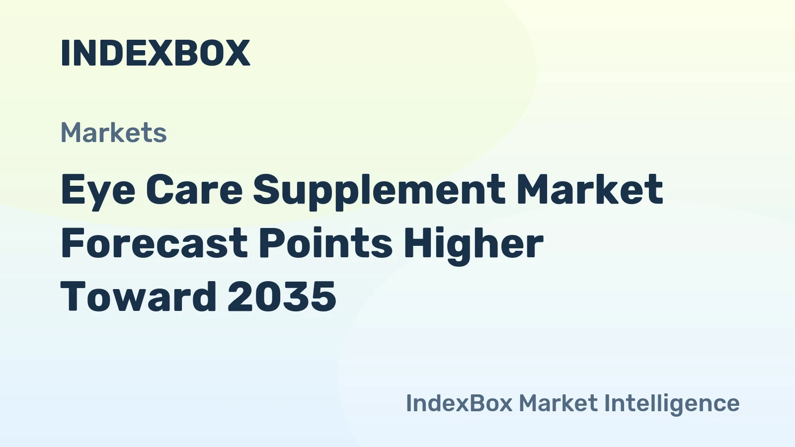 Eye Care Supplement Market Forecast Points Higher Toward 2035, Driven by Digital Eye Strain and Aging Demographics