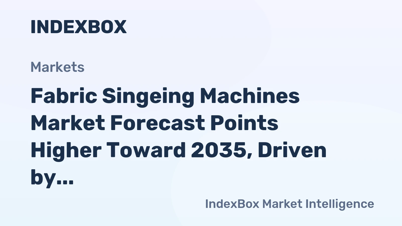 Fabric Singeing Machines Market Forecast Points Higher Toward 2035, Driven by Technical Textile Demand