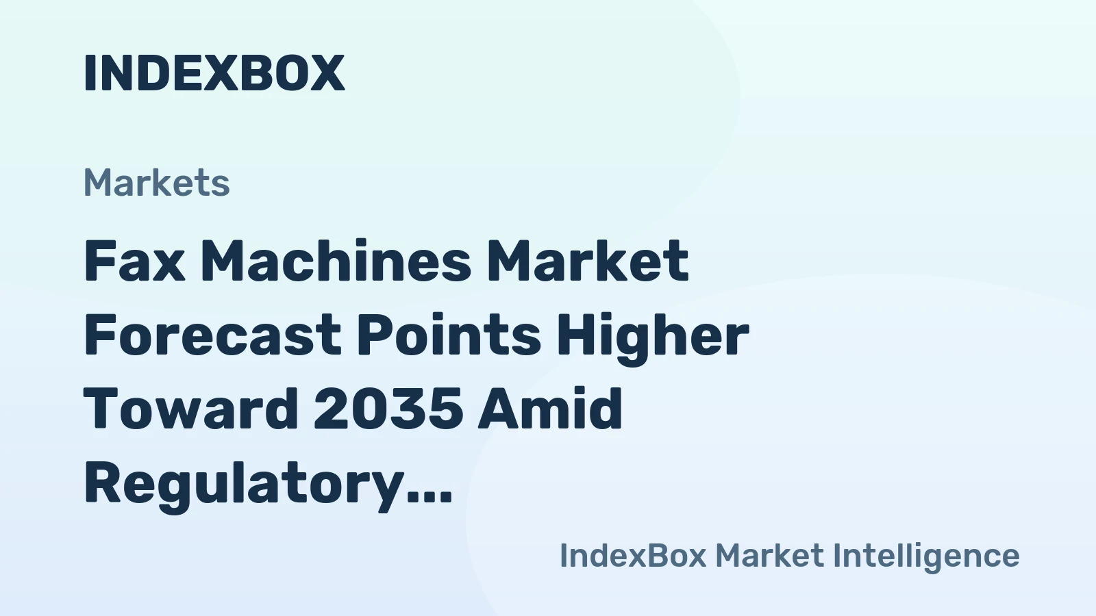 Fax Machines Market Forecast Points Higher Toward 2035 Amid Regulatory Persistence in Healthcare and Legal Sectors