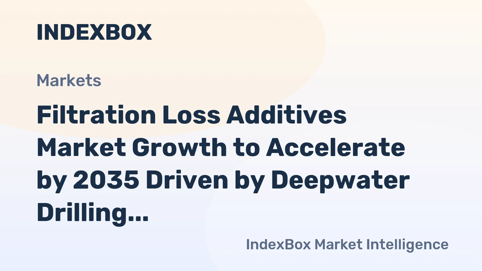 Filtration Loss Additives Market Growth to Accelerate by 2035 Driven by Deepwater Drilling and HTHP Demand