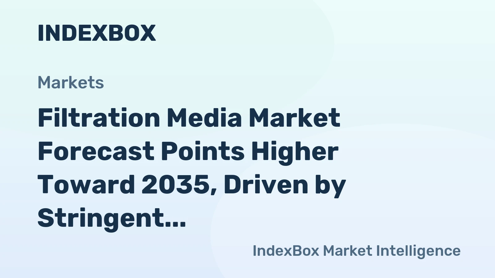 Filtration Media Market Forecast Points Higher Toward 2035, Driven by Stringent Water Quality Standards