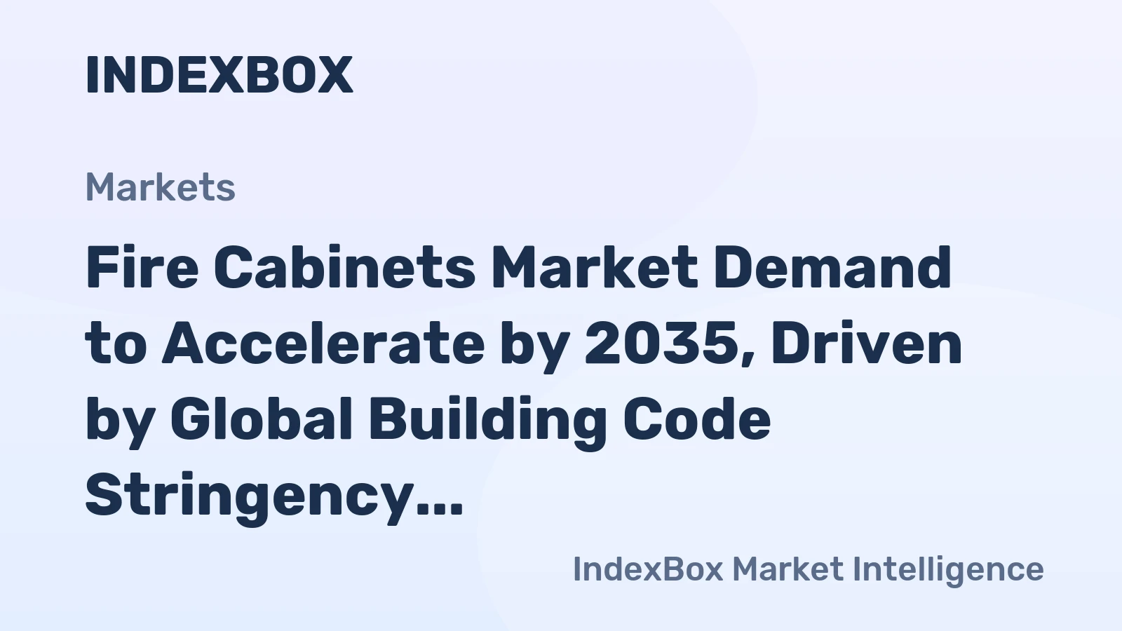 Fire Cabinets Market Demand to Accelerate by 2035, Driven by Global Building Code Stringency