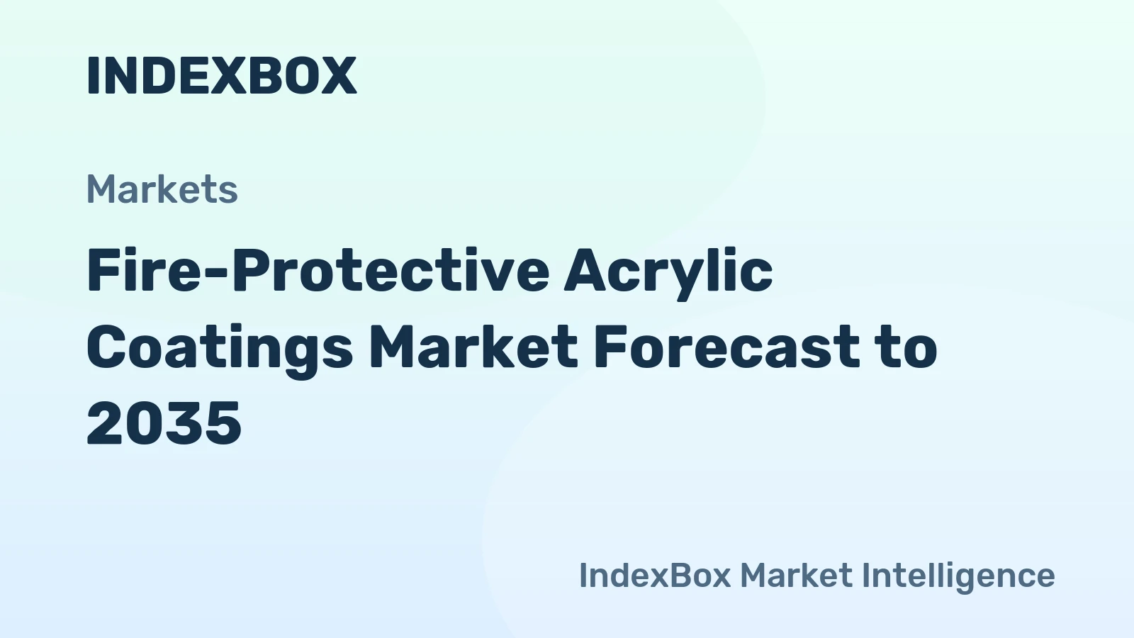 Fire-Protective Acrylic Coatings Market Forecast to 2035: Demand Accelerates on Stricter Building Codes and Data Center Expansion