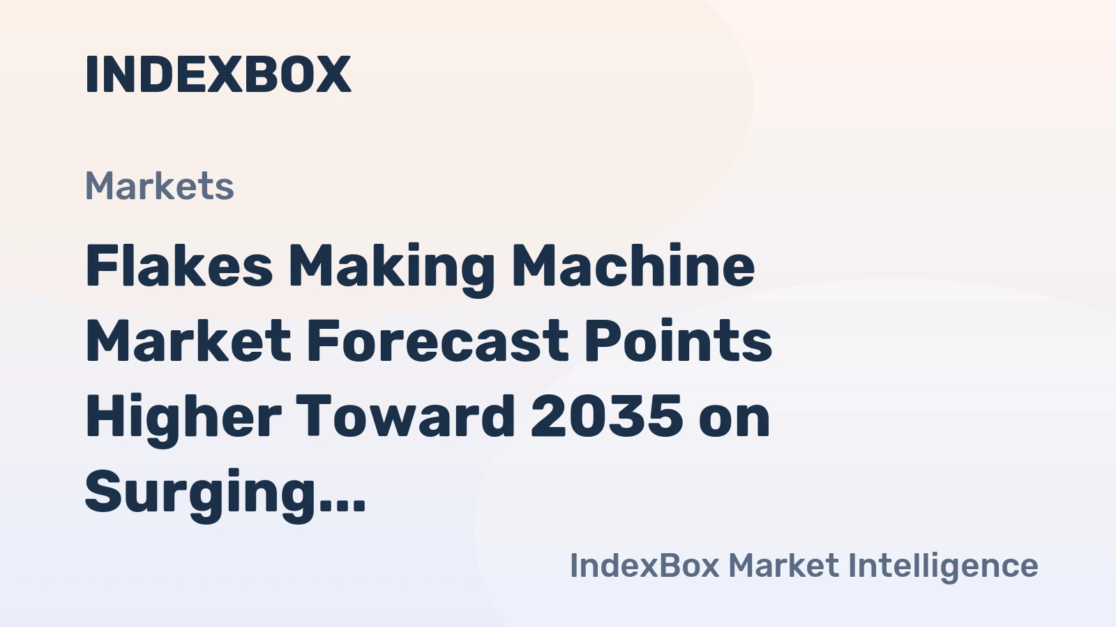 Flakes Making Machine Market Forecast Points Higher Toward 2035 on Surging Demand for Healthy Snacks