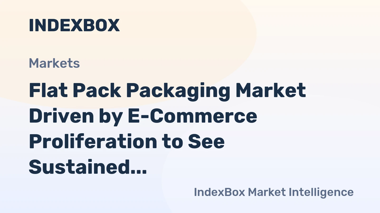 Flat Pack Packaging Market Driven by E-Commerce Proliferation to See Sustained Expansion Through 2035