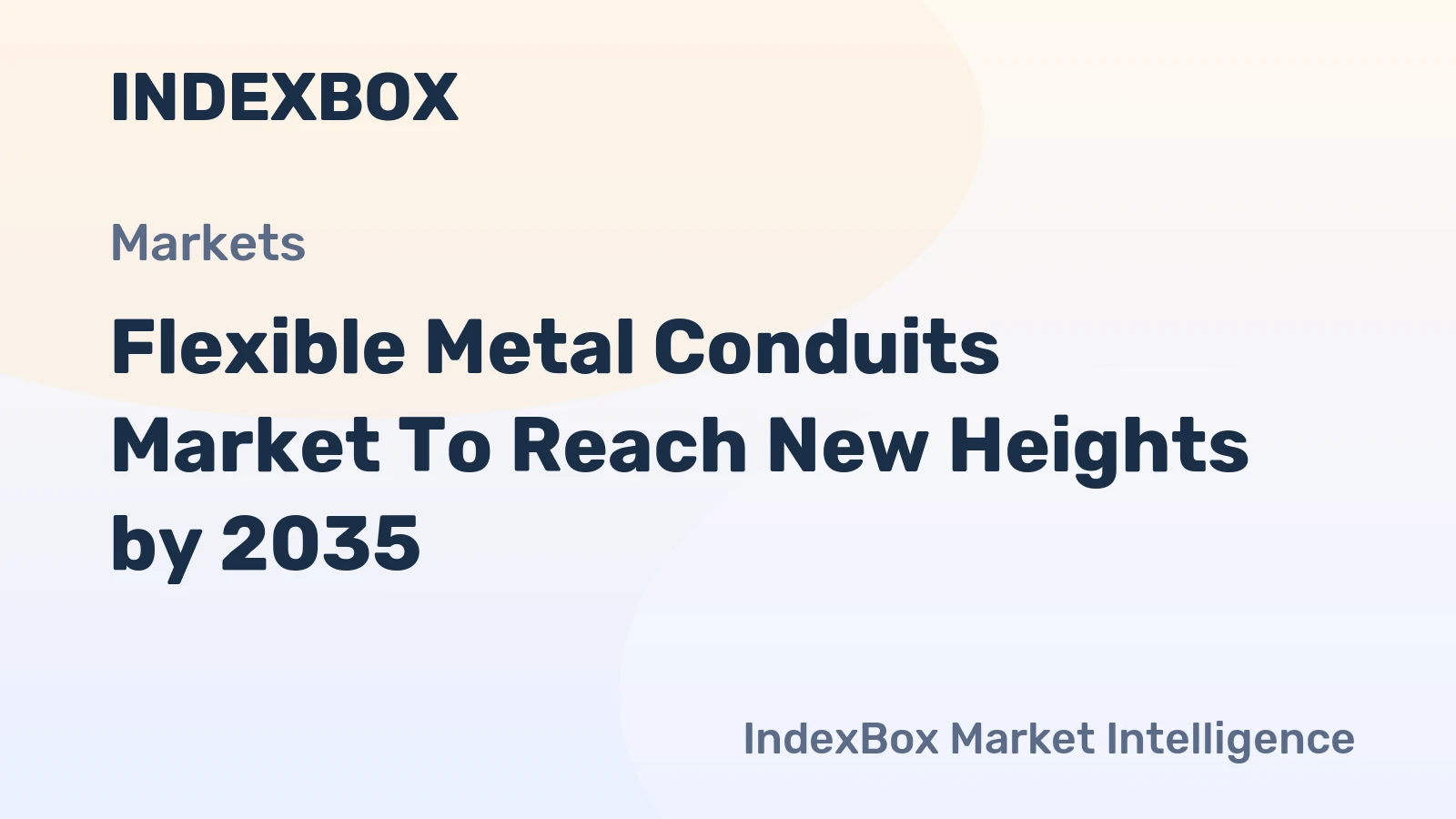 Flexible Metal Conduits Market to Reach New Heights by 2035, Driven by Industrial Automation and Energy Transition