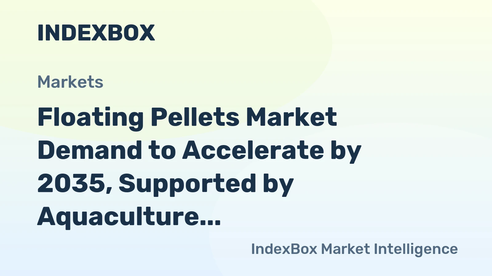 Floating Pellets Market Demand to Accelerate by 2035, Supported by Aquaculture Expansion