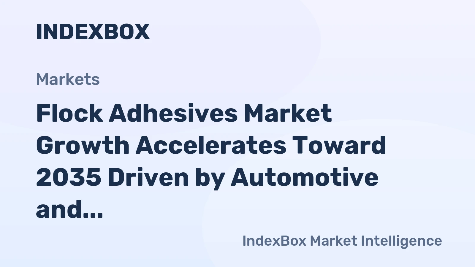 Flock Adhesives Market Growth Accelerates Toward 2035 Driven by Automotive and Textile Innovation