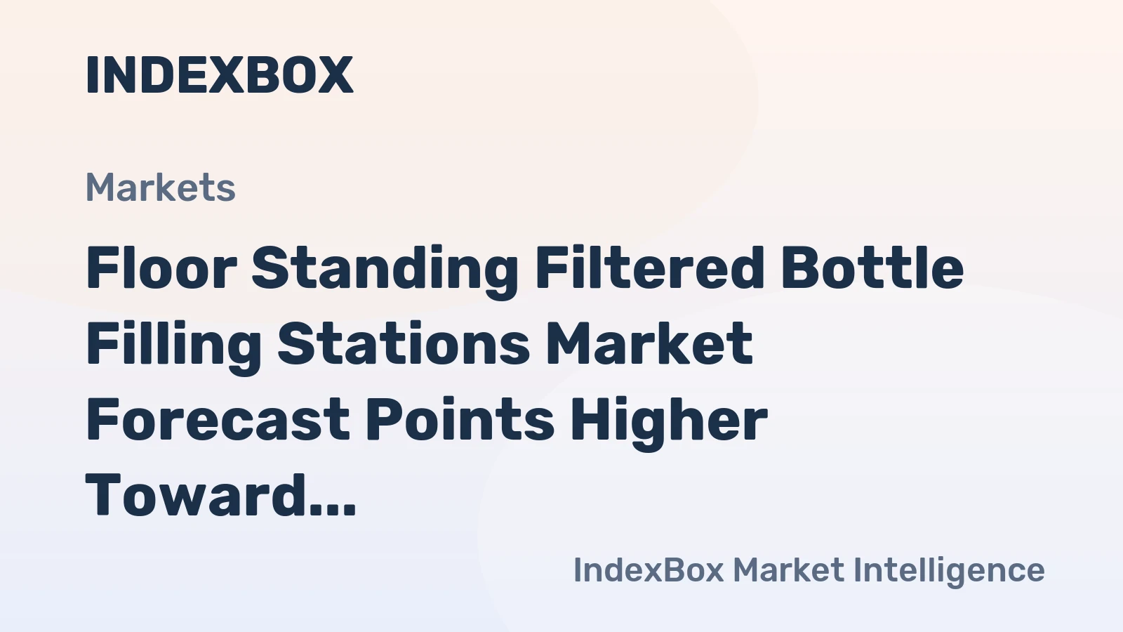 Floor Standing Filtered Bottle Filling Stations Market Forecast Points Higher Toward 2035, Driven by Sustainability Mandates