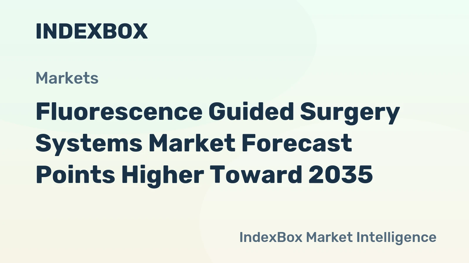 Fluorescence Guided Surgery Systems Market Forecast Points Higher Toward 2035, Driven by Expanding Robotic Surgery Integration