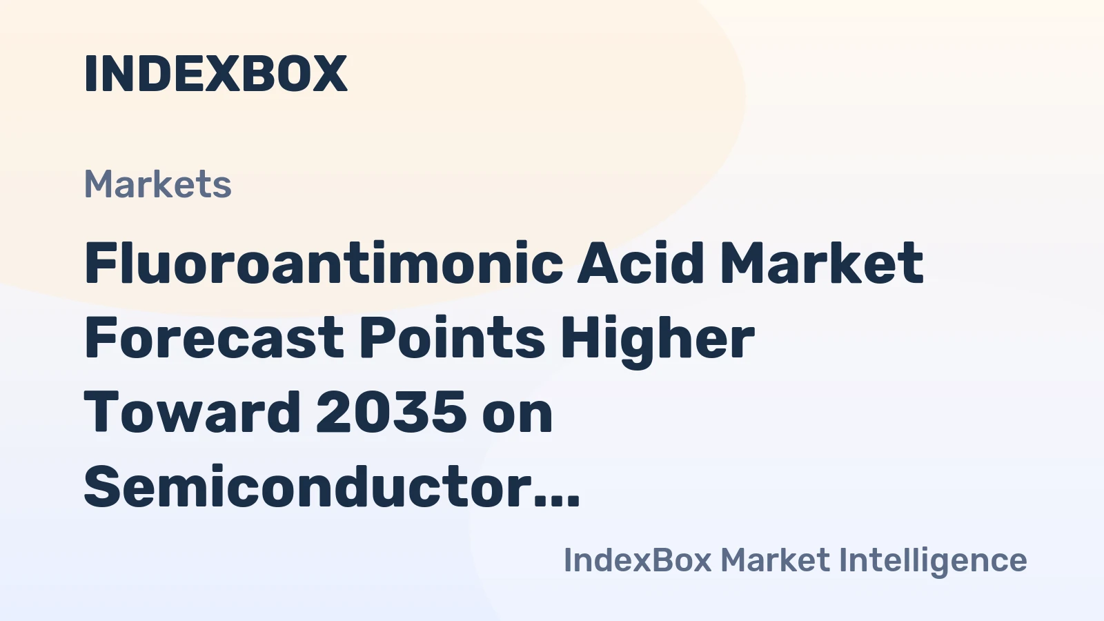 Fluoroantimonic Acid Market Forecast Points Higher Toward 2035 on Semiconductor and Alkylation Demand