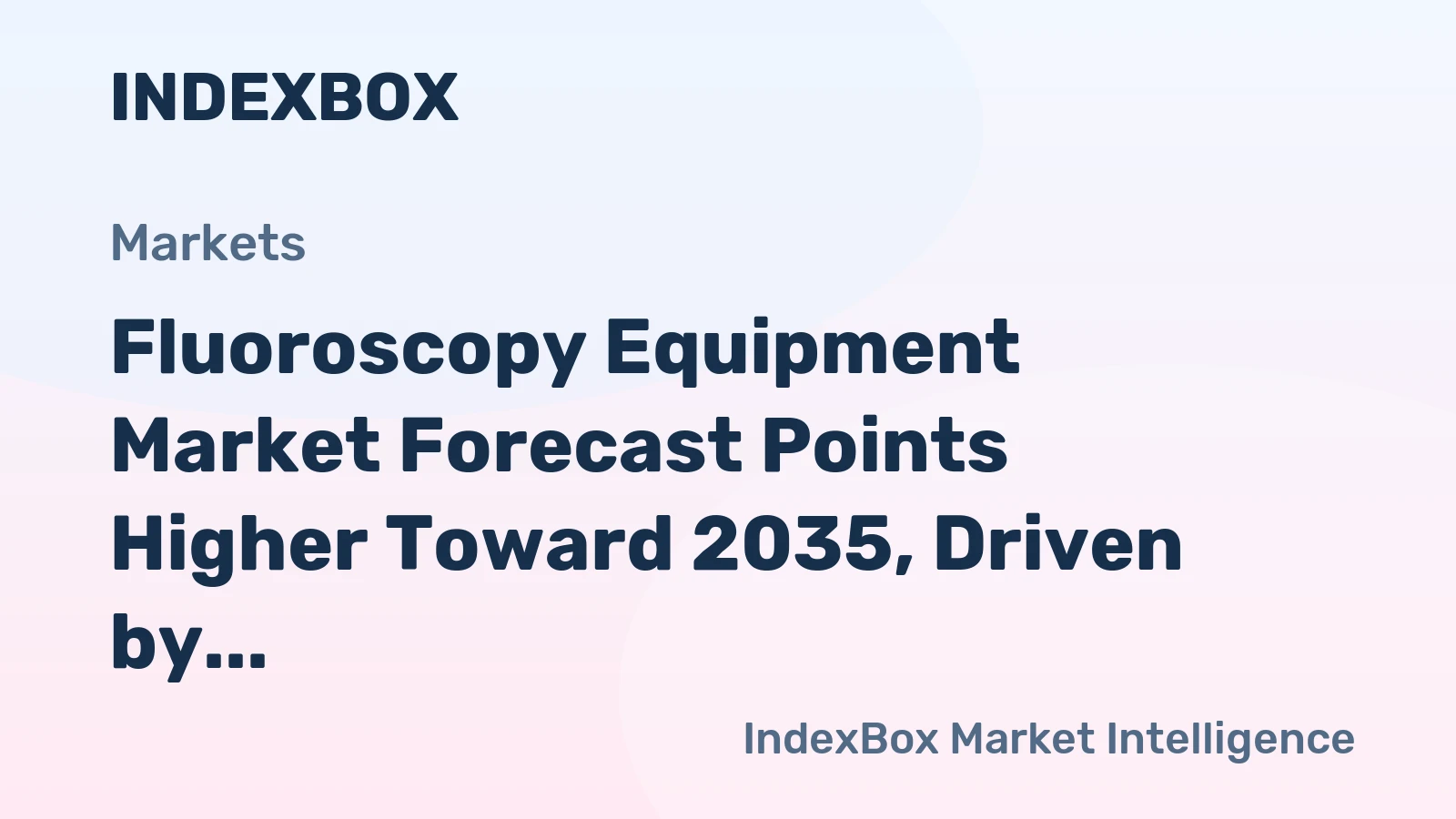 Fluoroscopy Equipment Market Forecast Points Higher Toward 2035, Driven by Interventional Procedure Growth