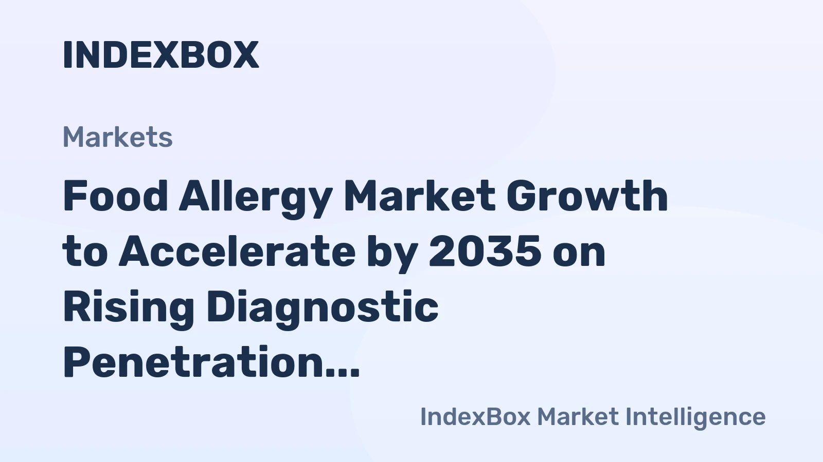 Food Allergy Market Growth to Accelerate by 2035 on Rising Diagnostic Penetration and Regulatory Mandates
