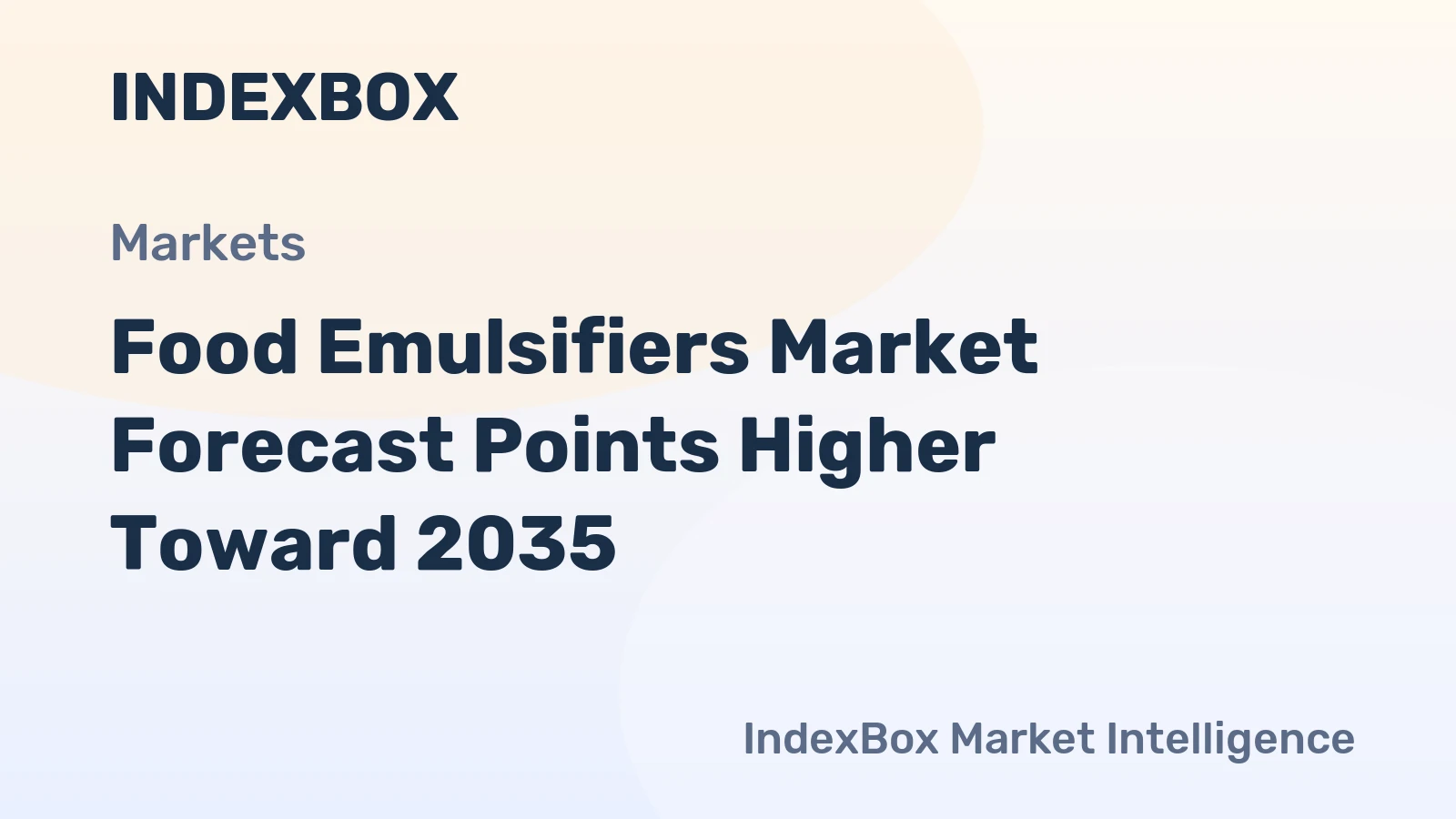 Food Emulsifiers Market Forecast Points Higher Toward 2035, Driven by Clean-Label Innovation and Processed Food Demand