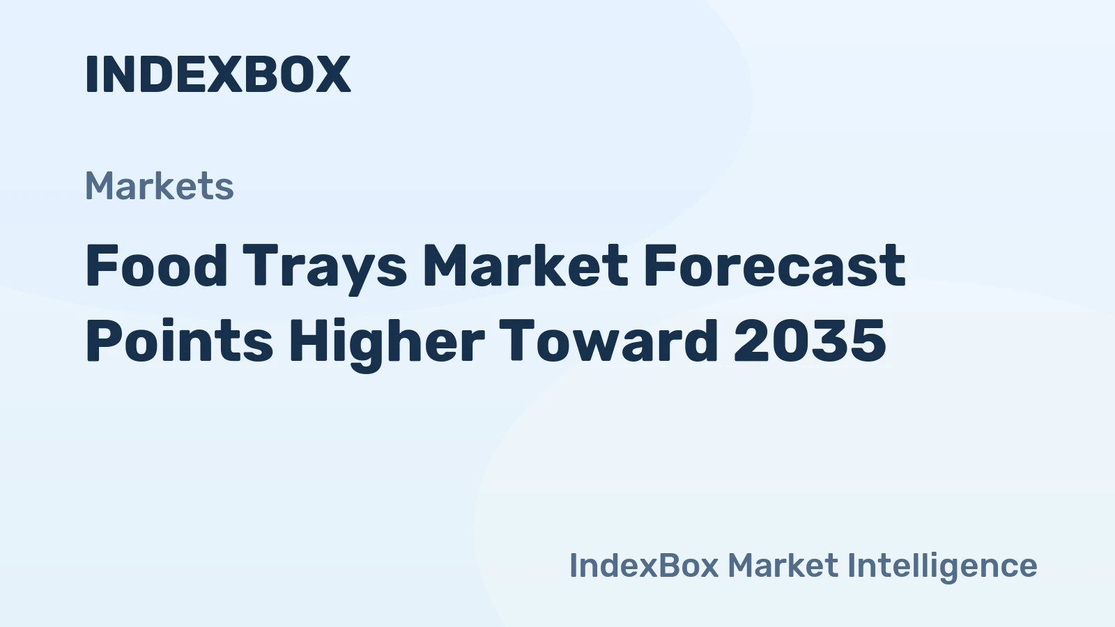 Food Trays Market Forecast Points Higher Toward 2035, Driven by Regulatory Plastic Bans and Sustainability Mandates