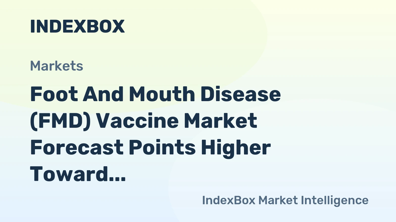 Foot and Mouth Disease (FMD) Vaccine Market Forecast Points Higher Toward 2035, Driven by Endemic Control Programs and Trade-Linked Vaccination Mandates