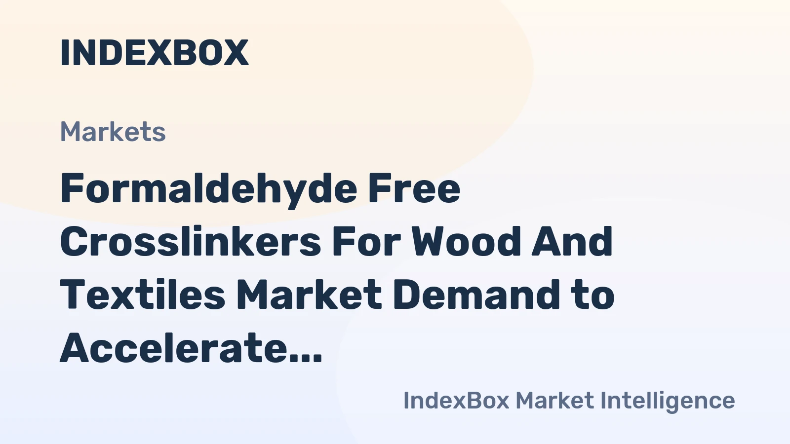 Formaldehyde Free Crosslinkers for Wood and Textiles Market Demand to Accelerate by 2035, Supported by Stringent Indoor Air Quality Regulations