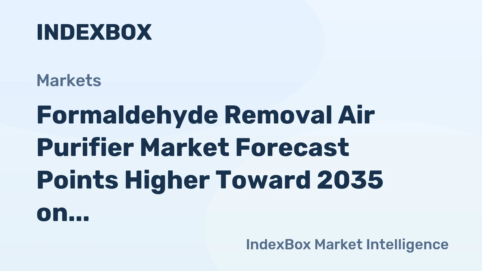 Formaldehyde Removal Air Purifier Market Forecast Points Higher Toward 2035 on Rising Indoor Health Awareness