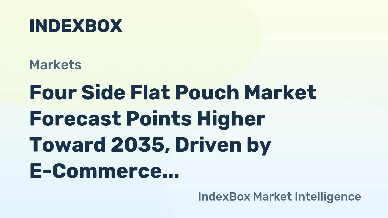 Four Side Flat Pouch Market Forecast Points Higher Toward 2035, Driven by E-Commerce and Fresh Food Demand