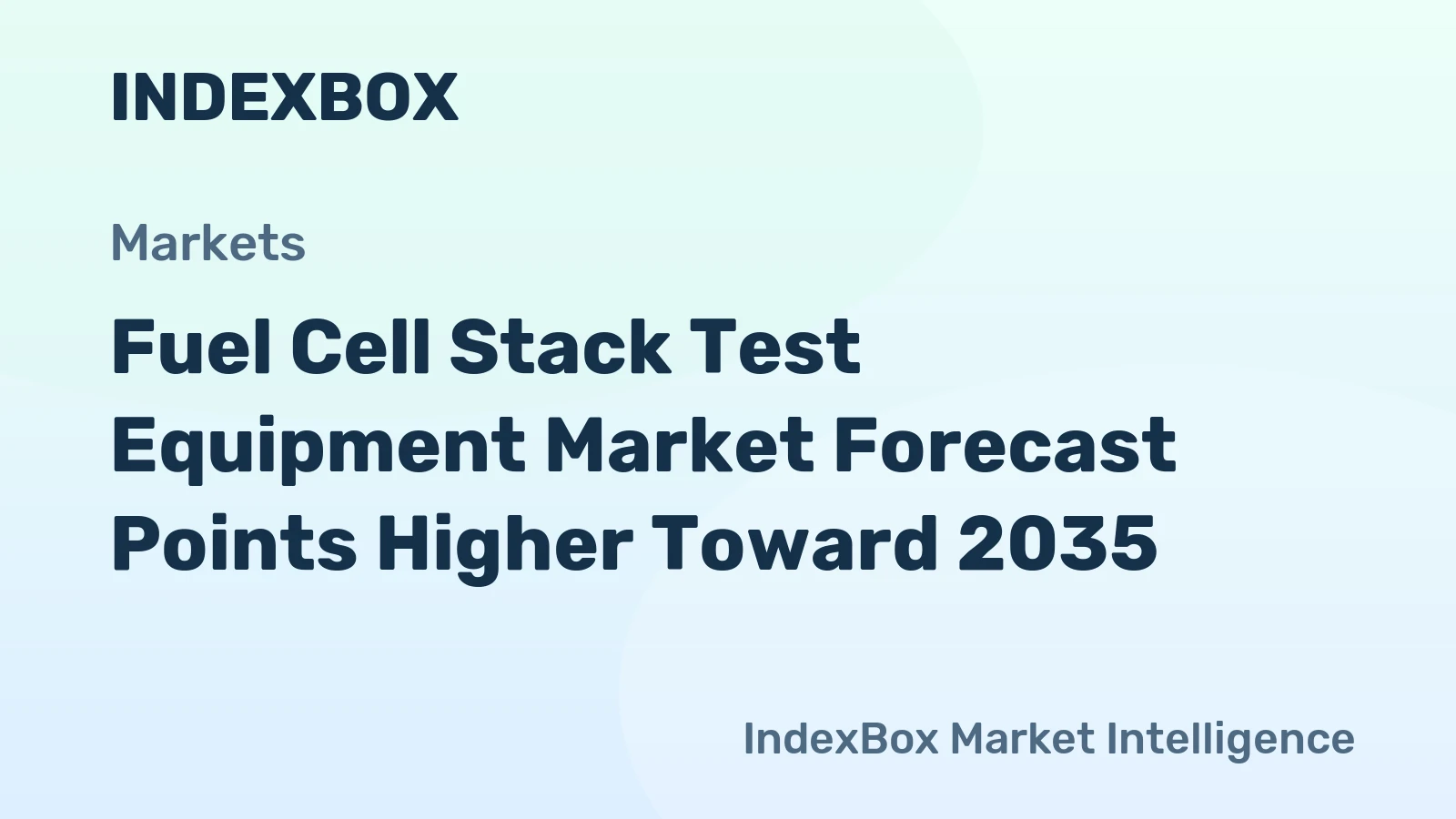 Fuel Cell Stack Test Equipment Market Forecast Points Higher Toward 2035, Driven by Heavy-Duty Transport Scale-Up