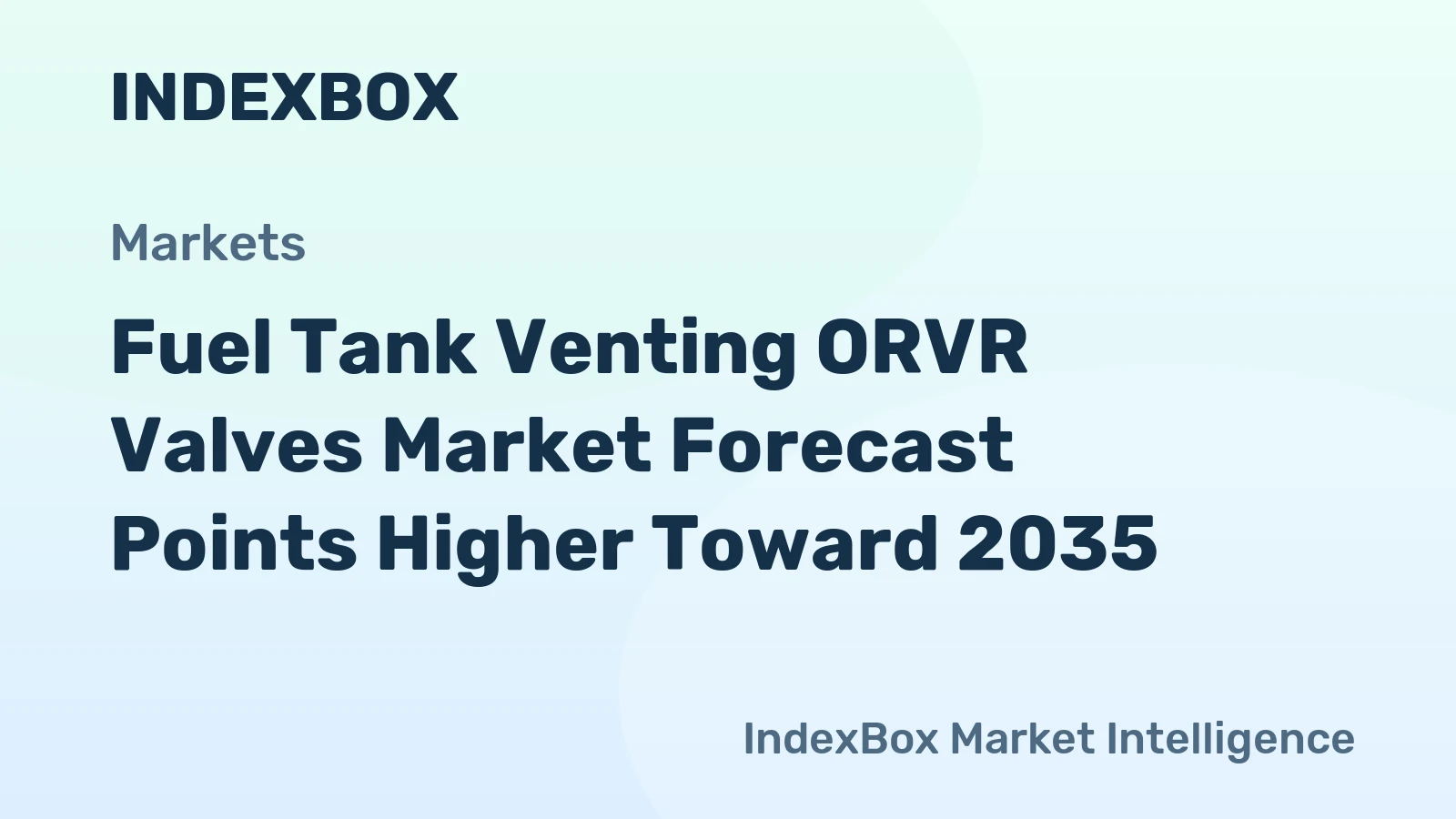 Fuel Tank Venting ORVR Valves Market Forecast Points Higher Toward 2035, Driven by Global Emissions Harmonization