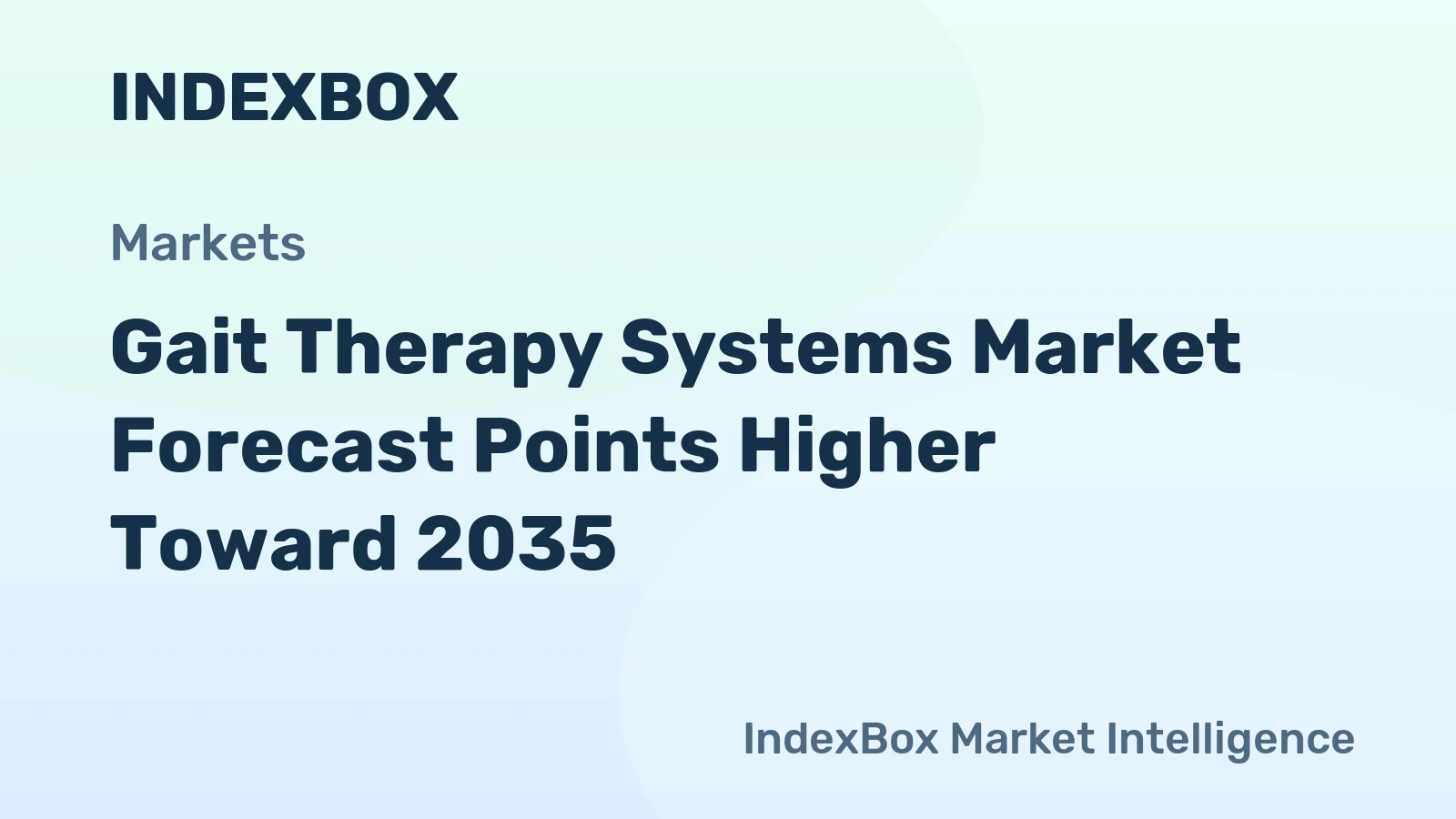 Gait Therapy Systems Market Forecast Points Higher Toward 2035, Driven by Aging Demographics and Stroke Rehabilitation Demand