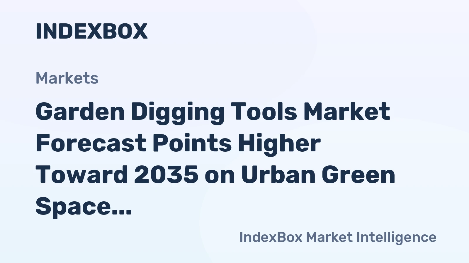 Garden Digging Tools Market Forecast Points Higher Toward 2035 on Urban Green Space Demand