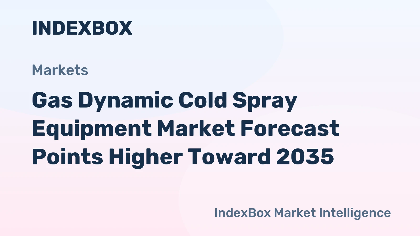 Gas Dynamic Cold Spray Equipment Market Forecast Points Higher Toward 2035, Driven by Electronics Miniaturization Demands