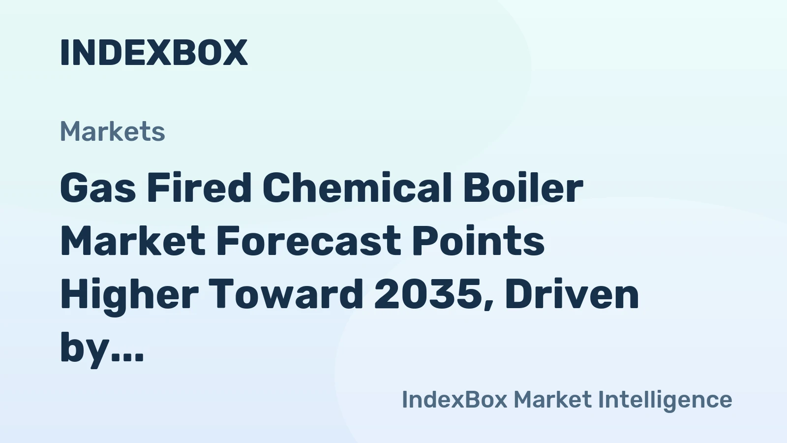 Gas Fired Chemical Boiler Market Forecast Points Higher Toward 2035, Driven by Industrial Decarbonization