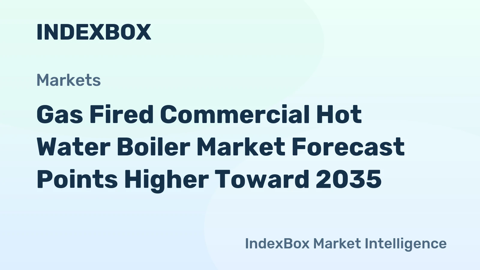 Gas Fired Commercial Hot Water Boiler Market Forecast Points Higher Toward 2035, Driven by Building Efficiency Mandates